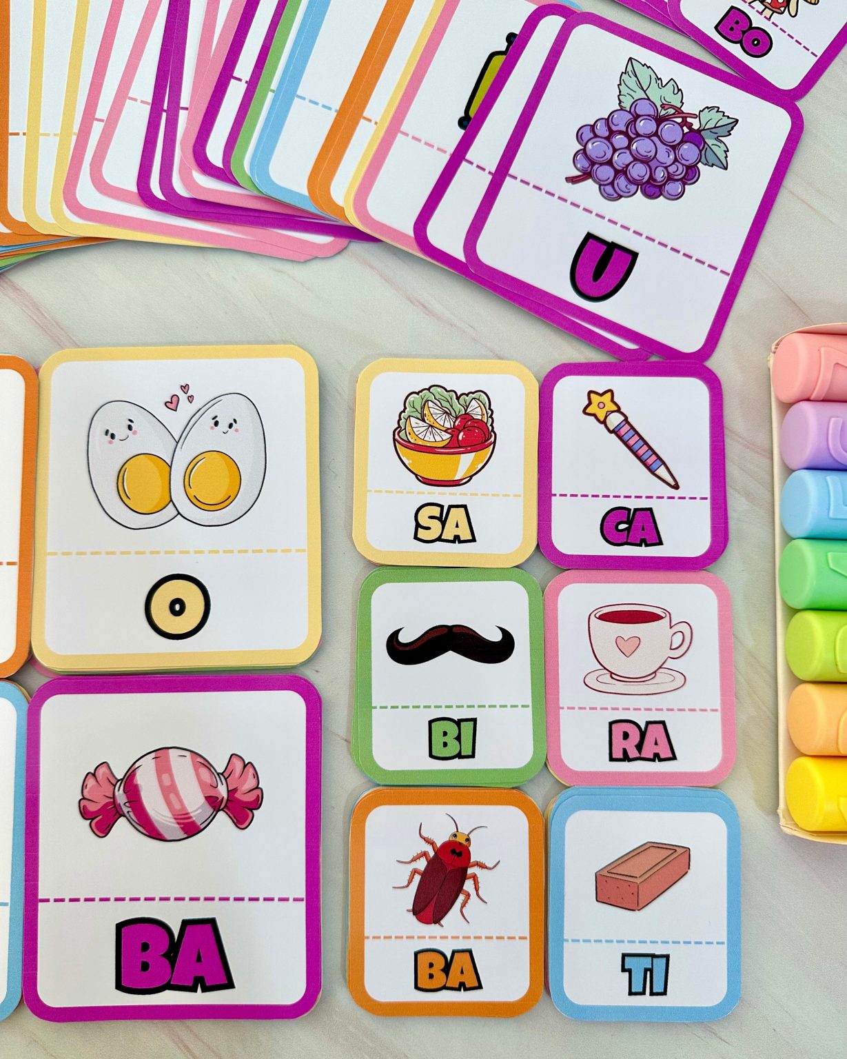 JOGO DA MEMÓRIA DAS SÍLABAS Rai Corujinha Recursos
