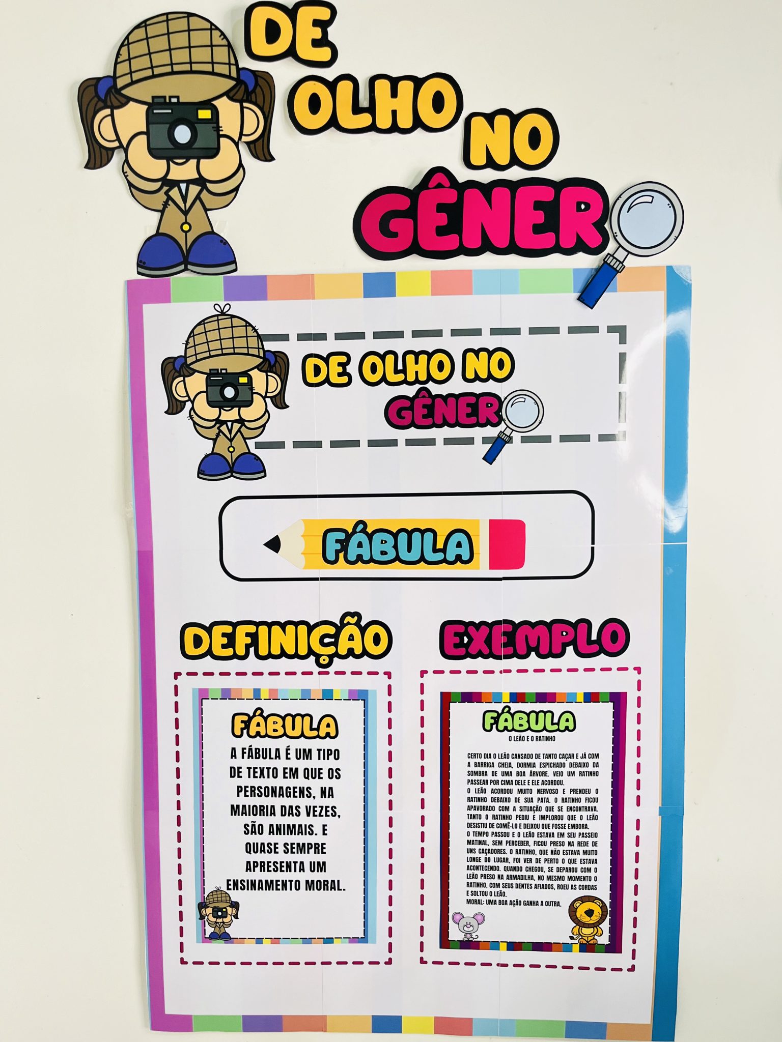 PAINEL GÊNEROS TEXTUAIS Rai Corujinha Recursos