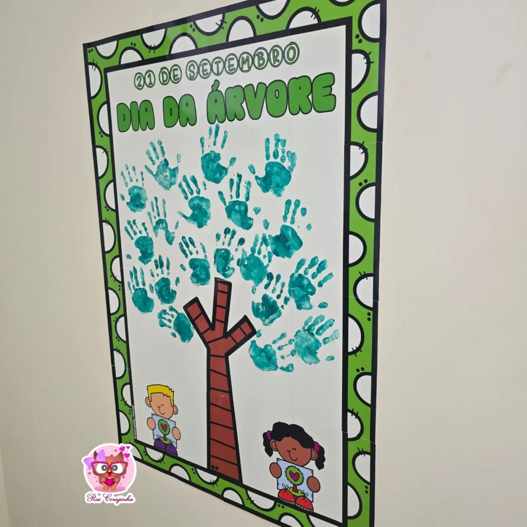 PAINEL COLABORATIVO DIA DA ÁRVORE Rai Corujinha Recursos